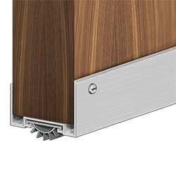 DS-403 Aluminum Door Shoe with Vinyl Insert | www.calroyalhardware.com